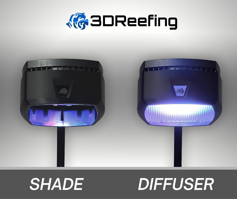 AI Prime 16 HD Reef Aquarium LED Shade and Diffuser – 3DReefing